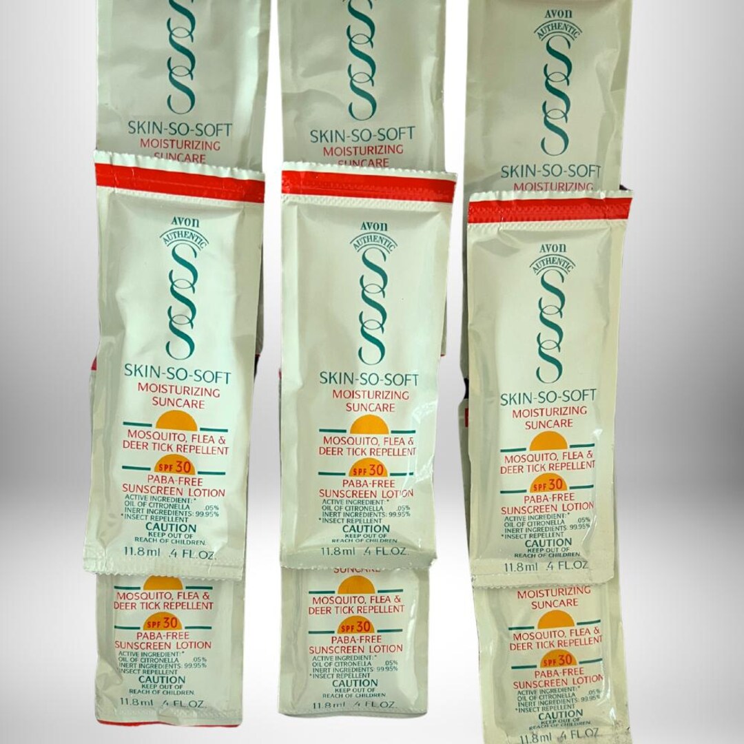10 Packets (4 Fl Oz) Original Scent Avon Skin-so-soft (SSS ...