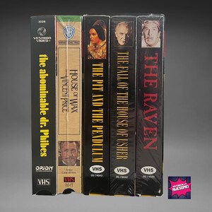 Vintage Vincent Price "the King of Horror" VHS Movies - RARE Cult ...