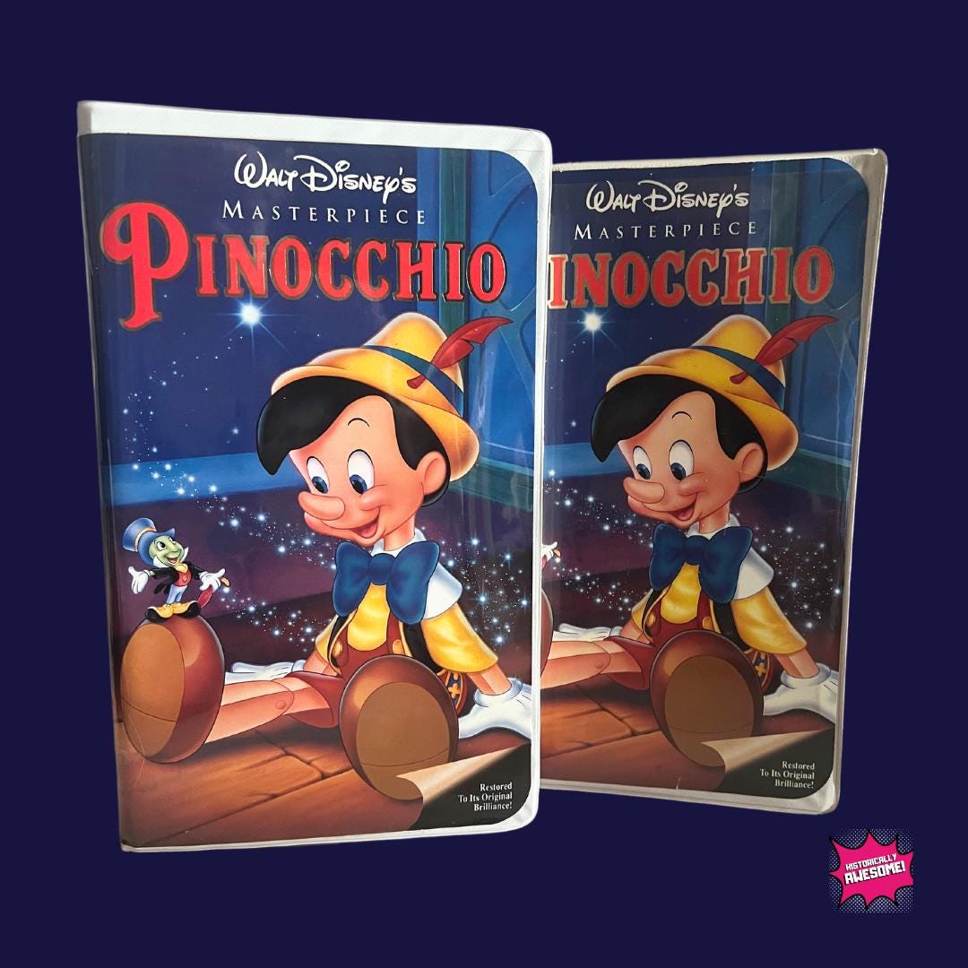 Vintage Walt Disney's Masterpiece PINOCCHIO - 2 Available / Condition ...