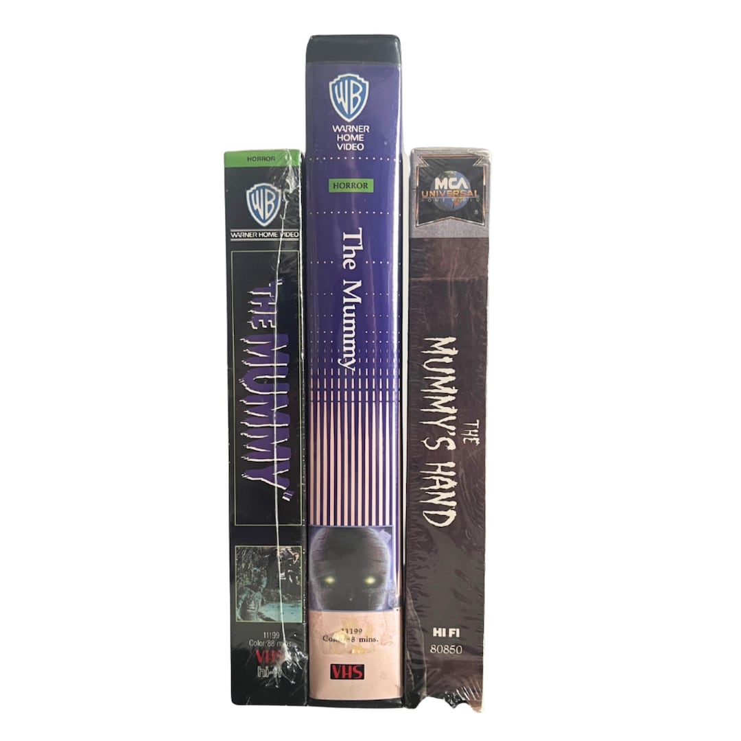 RARE 3 Classic Vintage "the Mummy" Horror Films on VHS - One Sealed ...