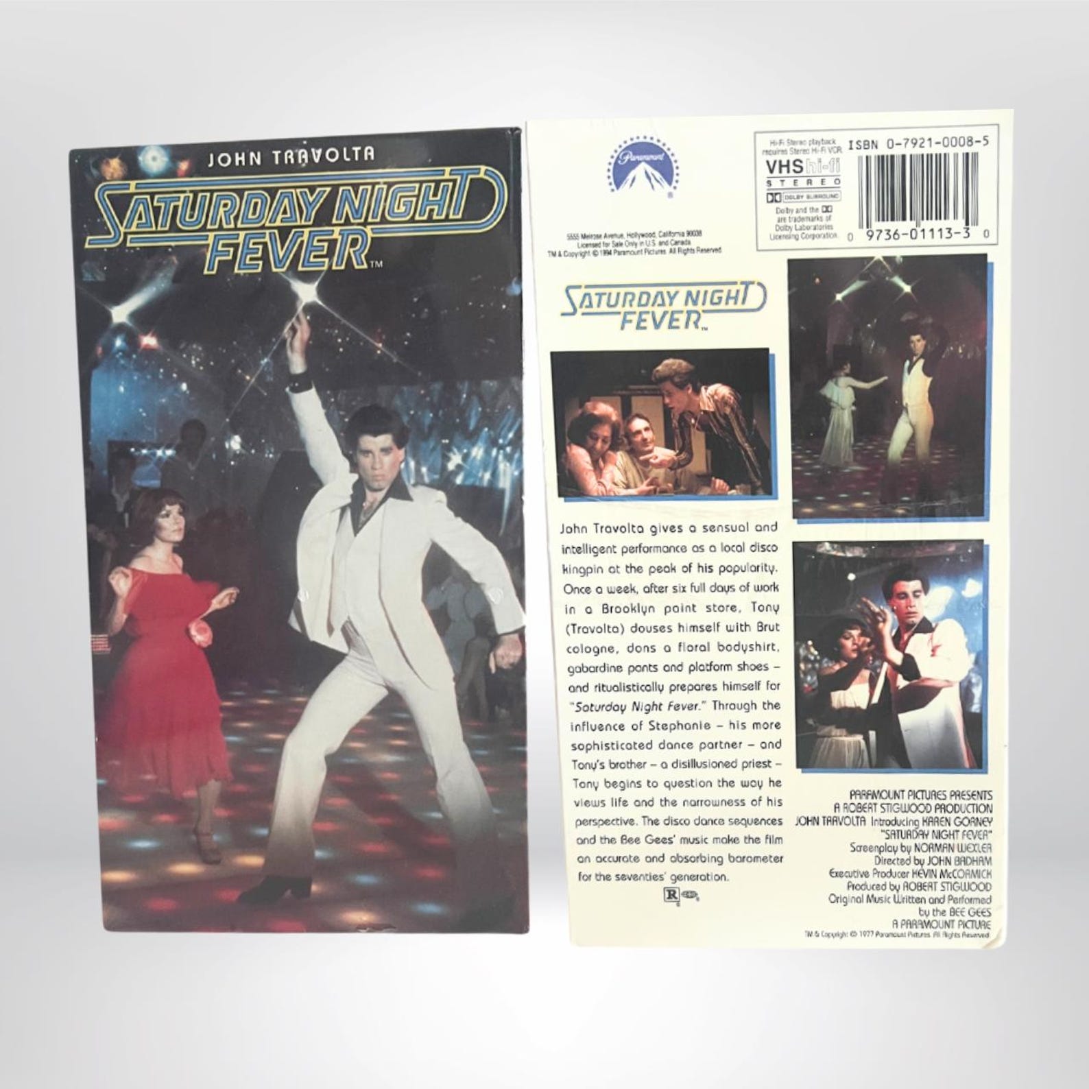 SEALED Original 1977 Saturday Night Fever VHS Starring John Travolta ...