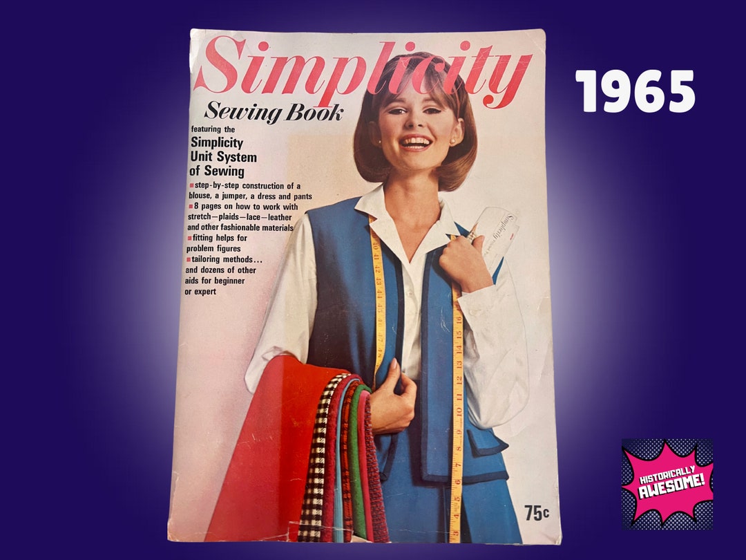 1965 Simplicity Sewing Book | Step-by-step Guide to Sewing | Vintage ...