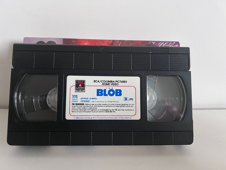 Rare and Collectible the Blob VHS Released in 1998 Watermark - Etsy