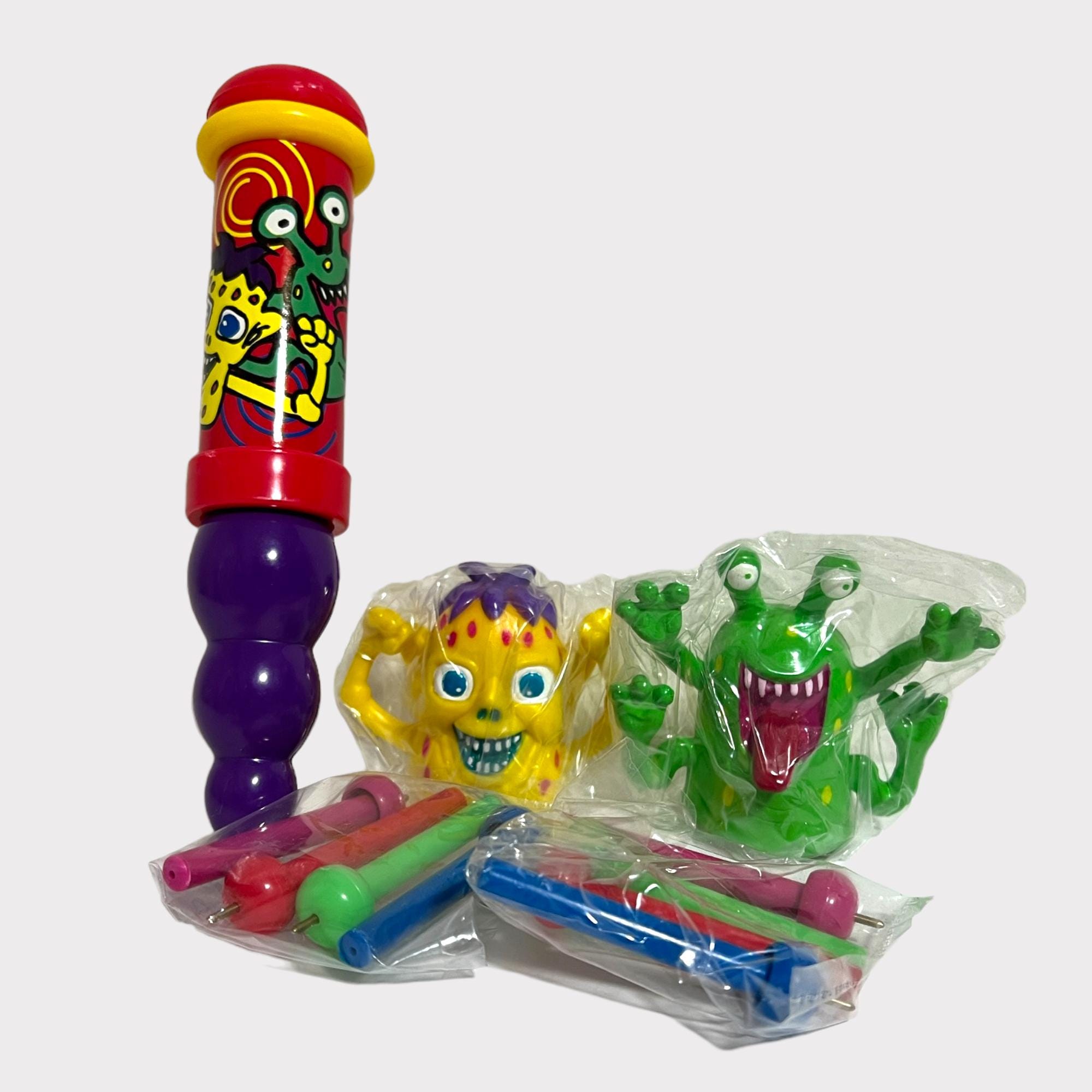 RARE Vintage Zany Pen by Avon Kids Green and Yellow Character Toppers ...