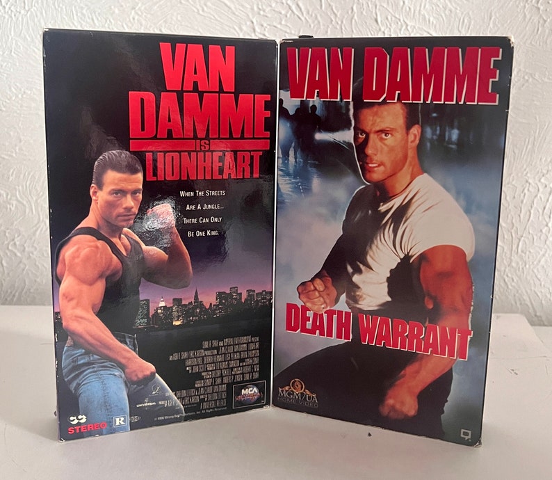 Vintage '90s Jean-claude Van Damme VHS Movies RARE VHS Video Cassettes ...