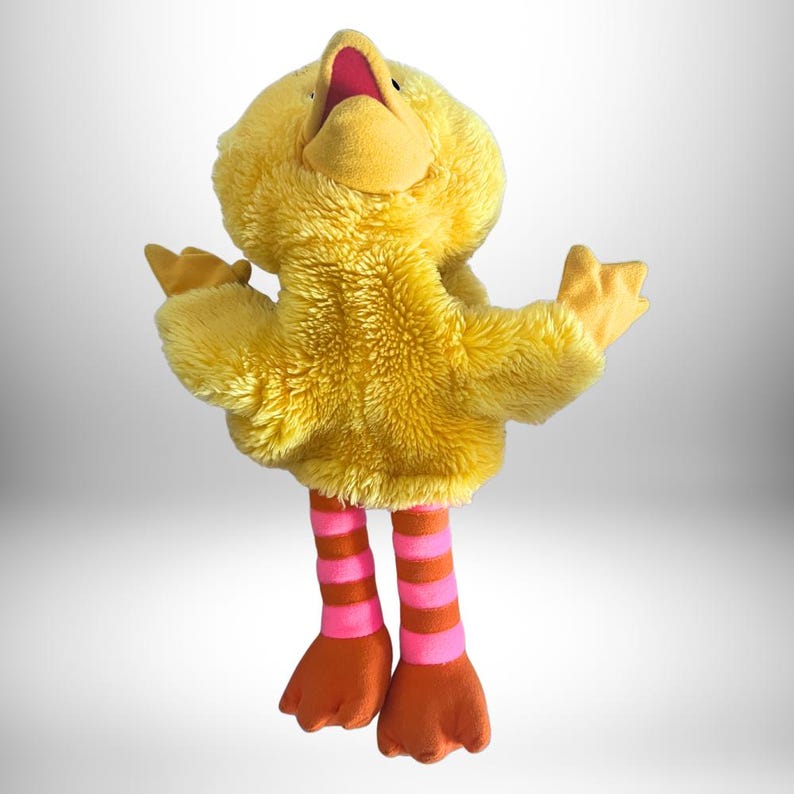 Vintage Sesame Street Big Bird Plush Puppet 16 Applause 1997 - Etsy