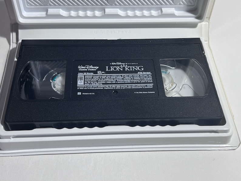 Vintage Walt Disney's the Lion King VHS Masterpiece Collection Proof of ...