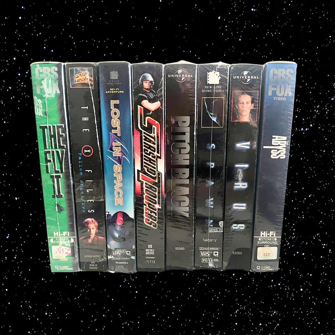 Vintage Sci-fi VHS Lot – 80s-90s Sci-fi Thriller Movies - Etsy