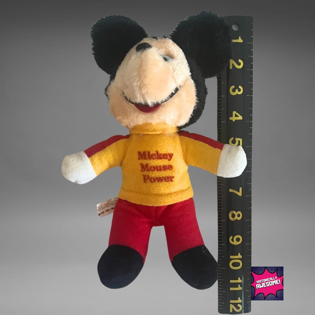 1981 Mickey Mouse Power Knickerbocker Plush Toy—©walt Disney ...