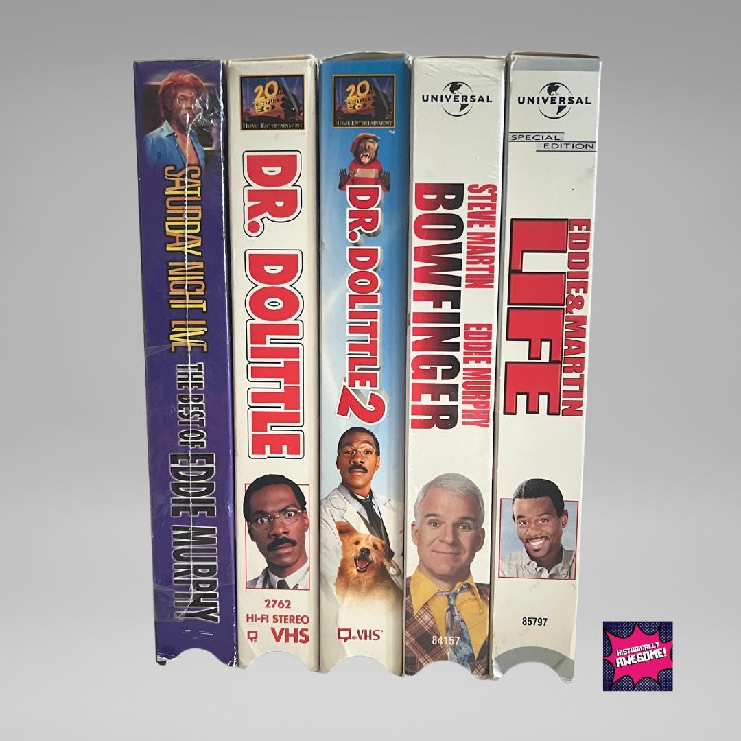 Eddie Murphy VHS Comedy Movies in Great Condition - SNL Eddie Murphy ...