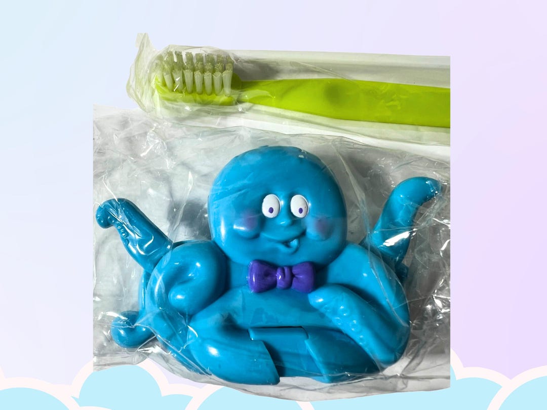 Vintage Avon Leggy the Octopus Toothbrush Holder (1995 NIB) - Etsy