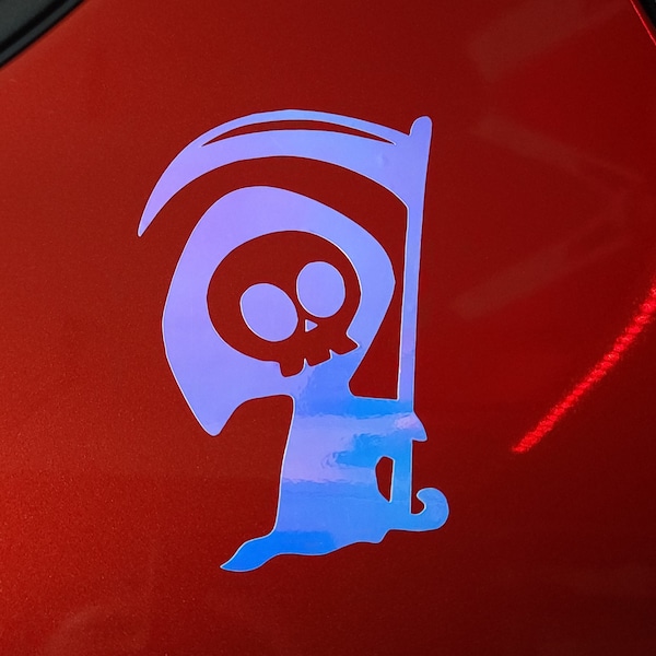 Grim Reaper Car Decal - Etsy