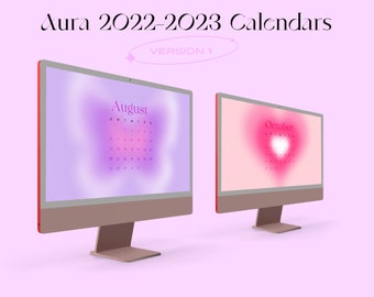 2023-2024 Student Desktop Organizer Wallpapers 36 Calendar - Etsy