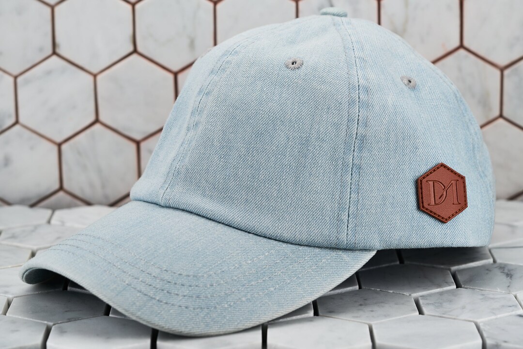 Minimal Denim Baseball Cap Blue Trendy Brooklyn Streetwear | High ...