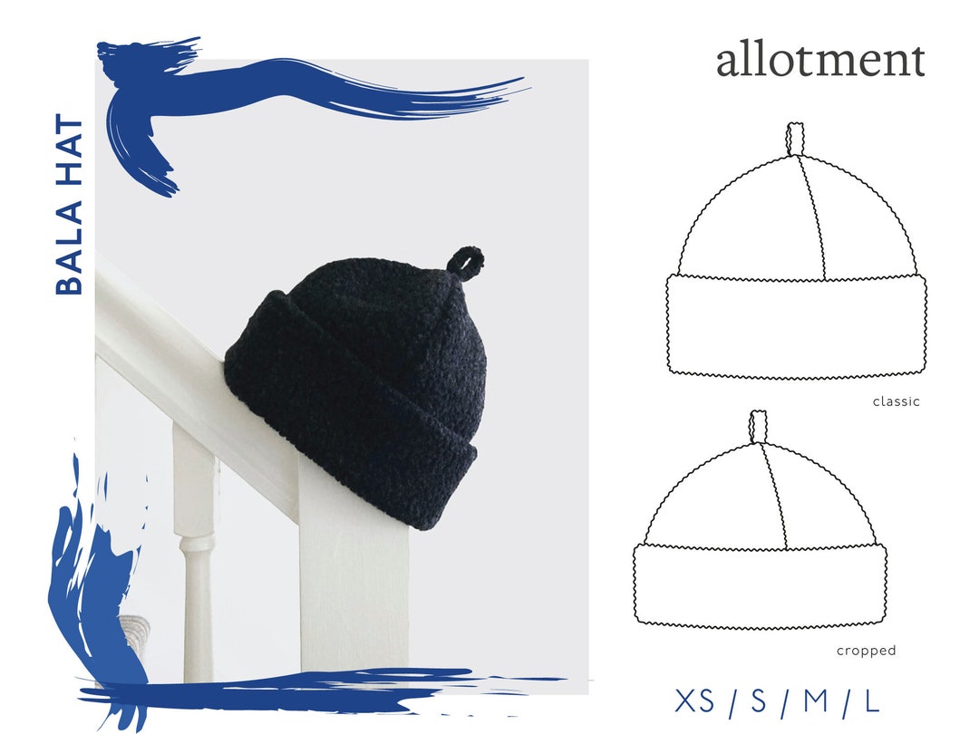 Bala Hat One Piece, Self Lined Fleece Hat With Deep Turnback Two Styles ...