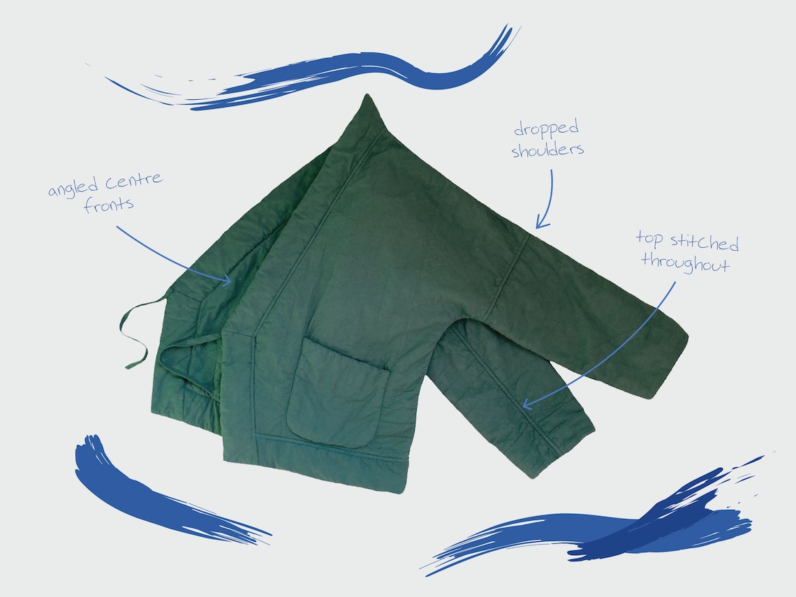 Coombe Jacket | Quilted Jacket / Coat | Cosy, Oversized, Wrap Front ...