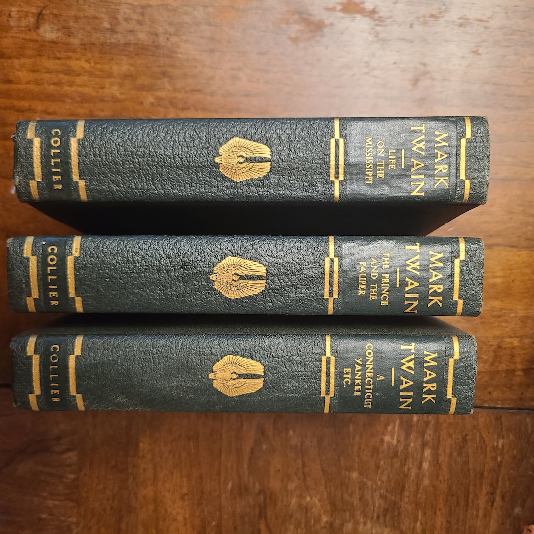 3 Mark Twain Books - Etsy