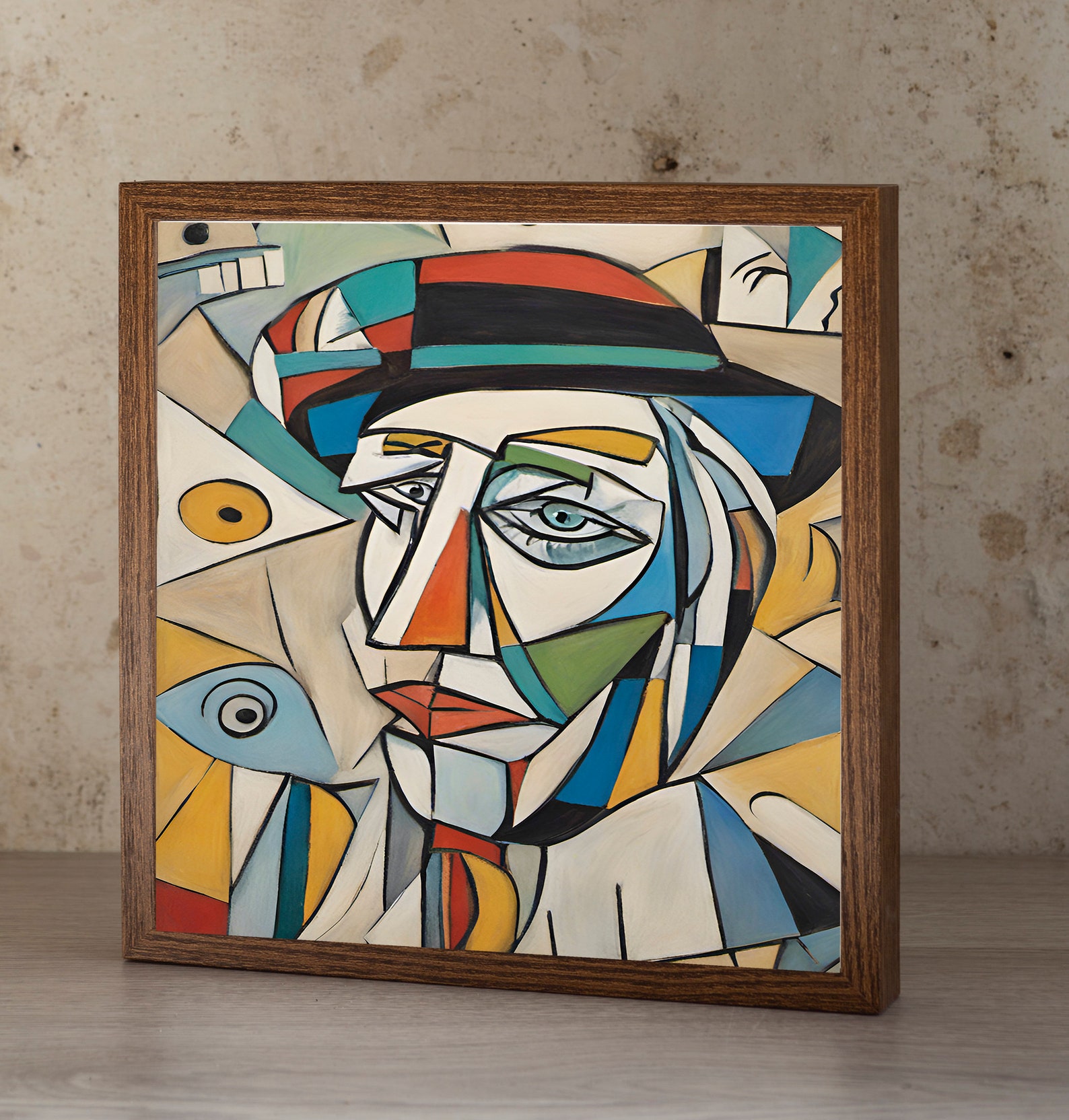 Pablo Picasso Inspired Art | Abstract Digital Print Wall Art | Picasso ...