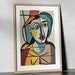 Pablo Picasso Inspired Digital Print Art | Abstract Cubist Wall Art ...