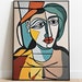 Pablo Picasso Inspired Digital Print Art | Abstract Cubist Wall Art ...