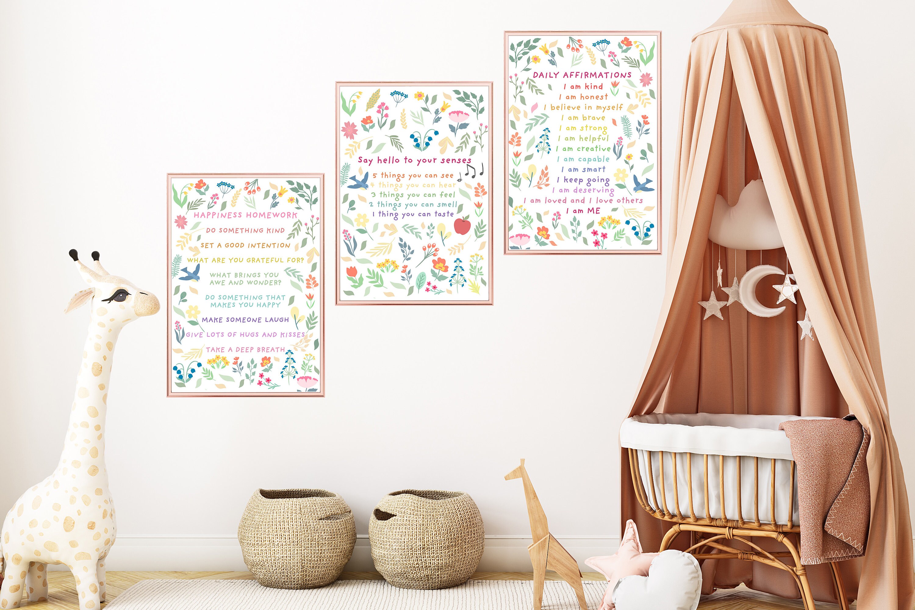 Positive Affirmations | Happy Kids Calming Corner | Digital Download ...