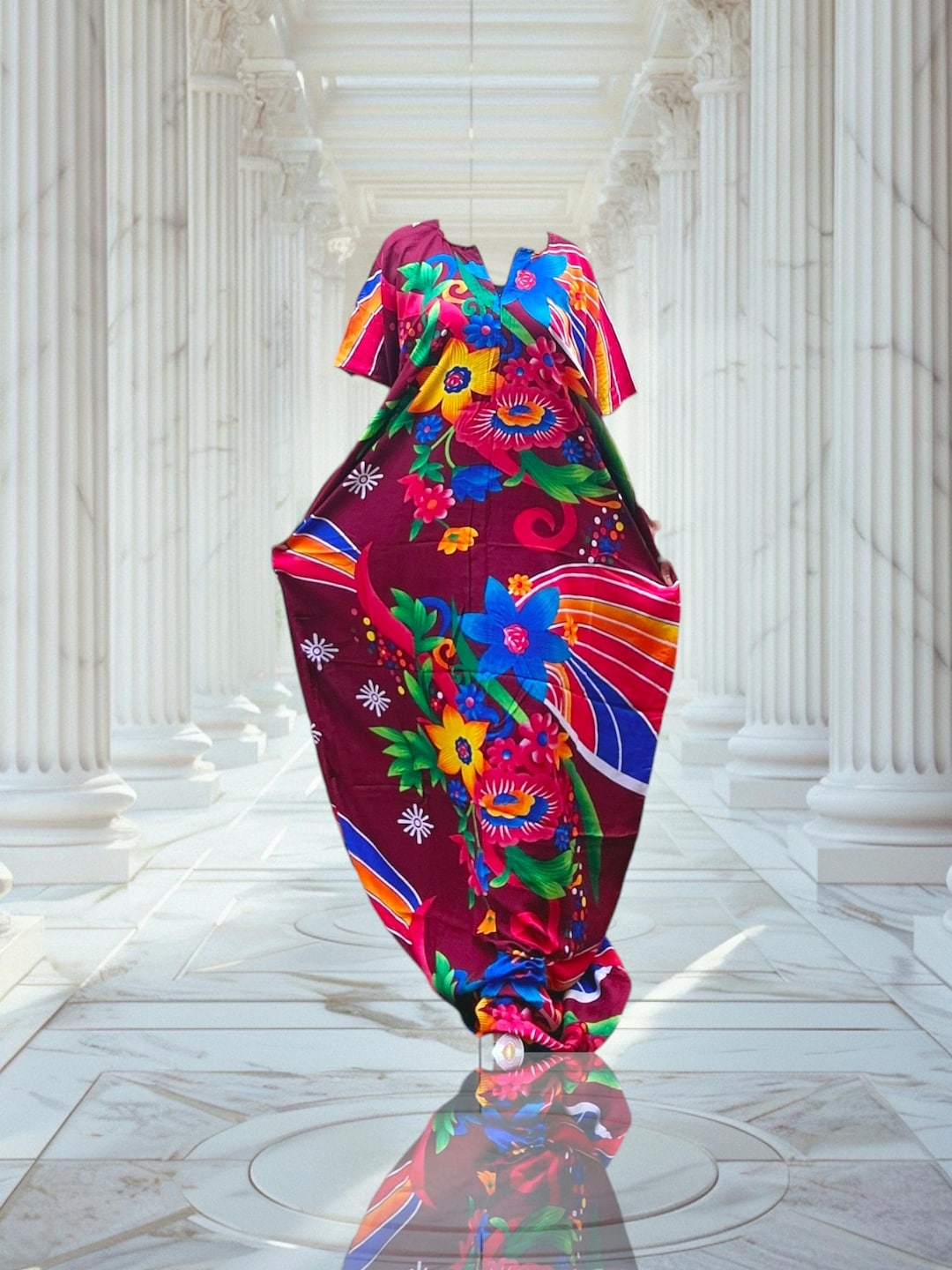 African Breastfeeding Swahili Dera Dress With Zipper Dirac Somali ...