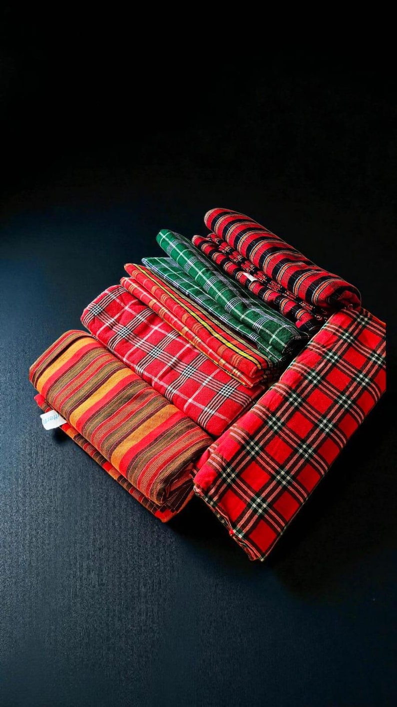 Kenyan Maasai Shuka | Maasai Fabric | Kenyan Kikoy | African Throw ...