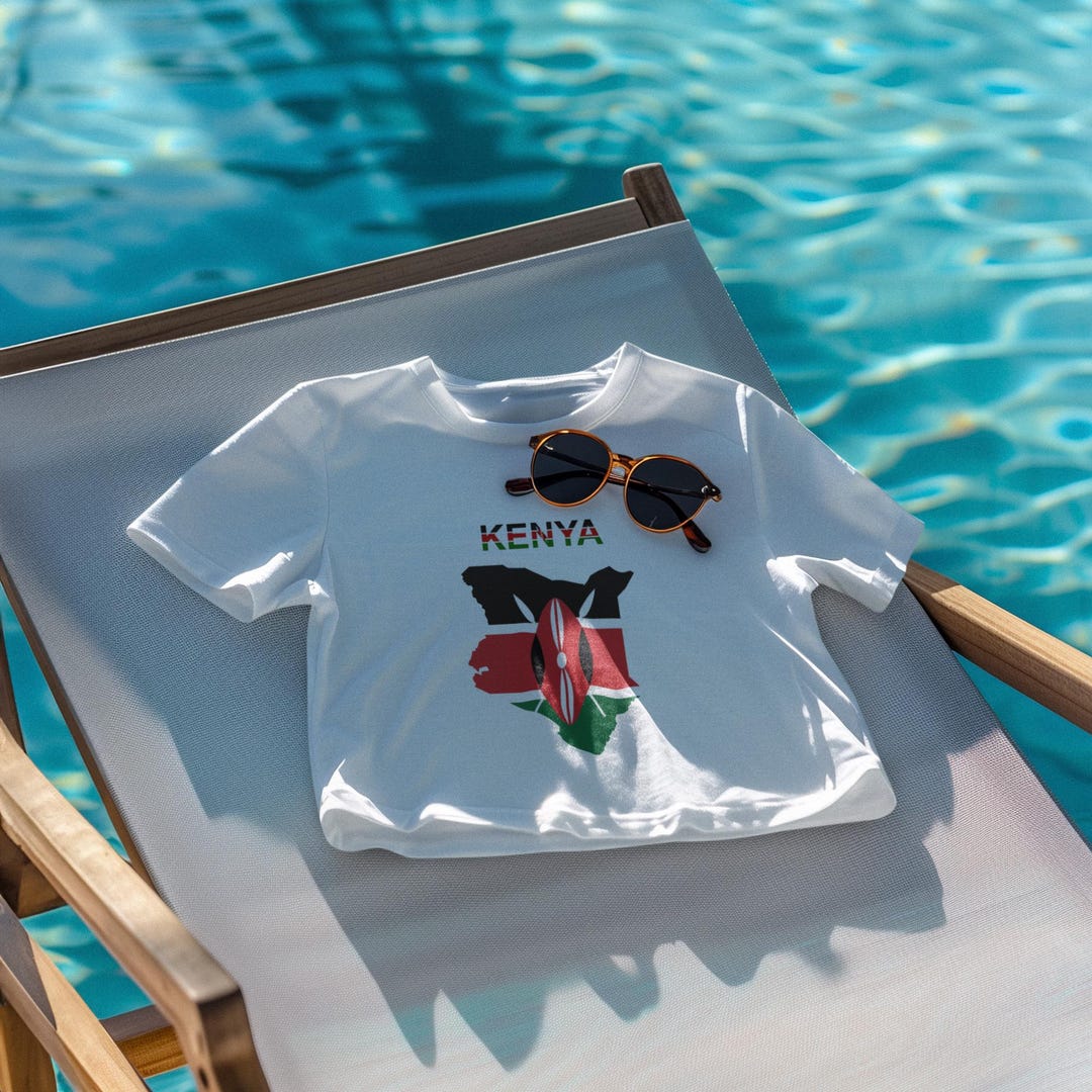 Kenya Crop Top, Kenyan Flag Map of Kenya African Pride T-shirt, Nairobi Souvenir Shirt, Kenya ...