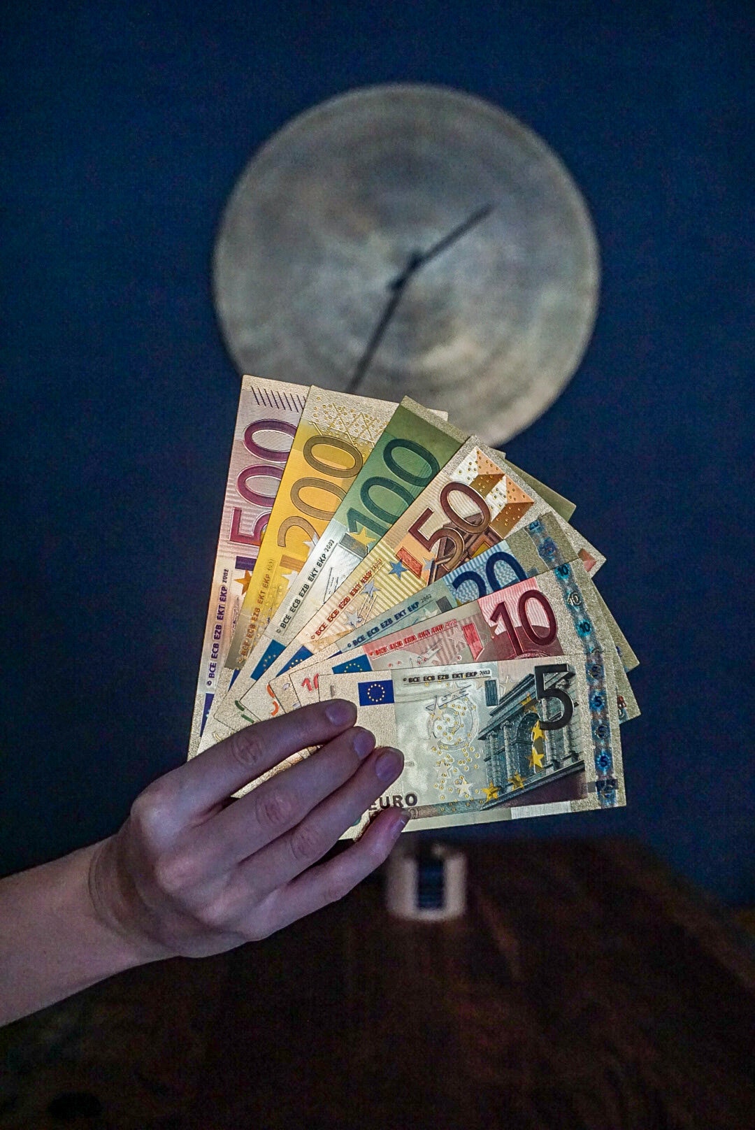 Golden Euro Note/bill - 7 Pack (fun Article, No Real Money) - Etsy