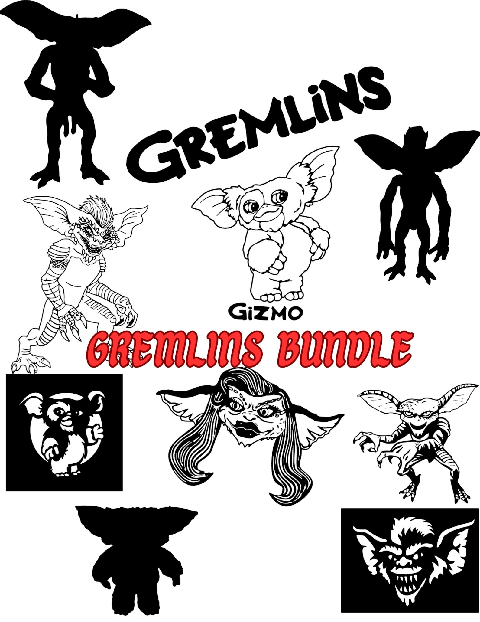 Gremlins Movie Character Bundle - Etsy