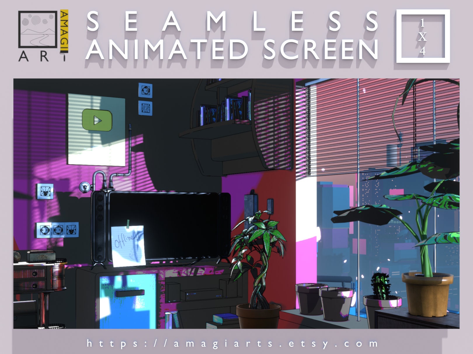 Cozy Stream Overlay Set: Animated Overlay, Starting Soon, Twitch Scenes ...