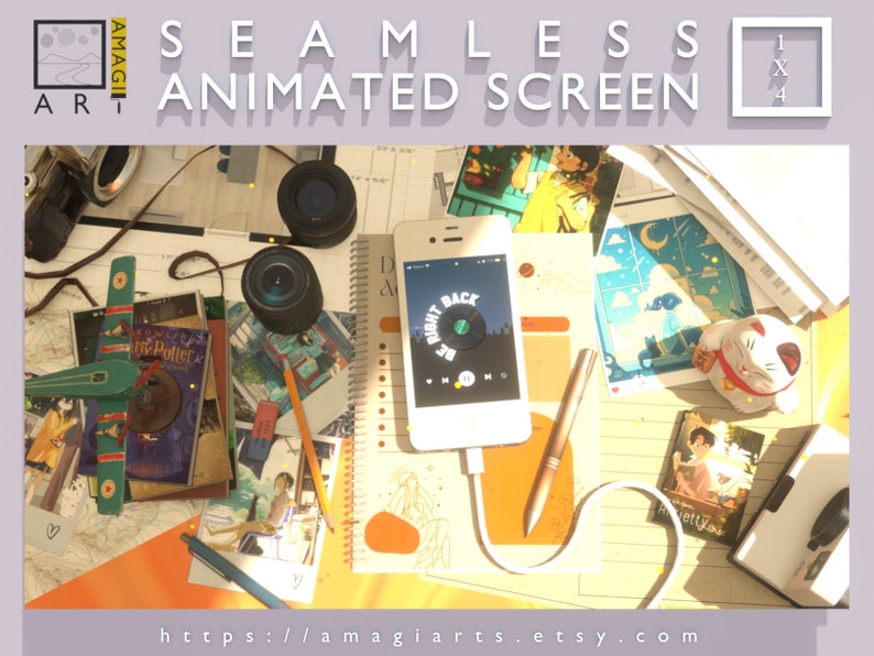 Cozy Stream Magic: Animated Background and Overlay Bundle for Twitch ...