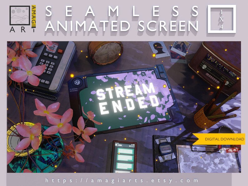 Buy Animated Stream Overlay Starting Soon Screen Twitch Scenes Online ...