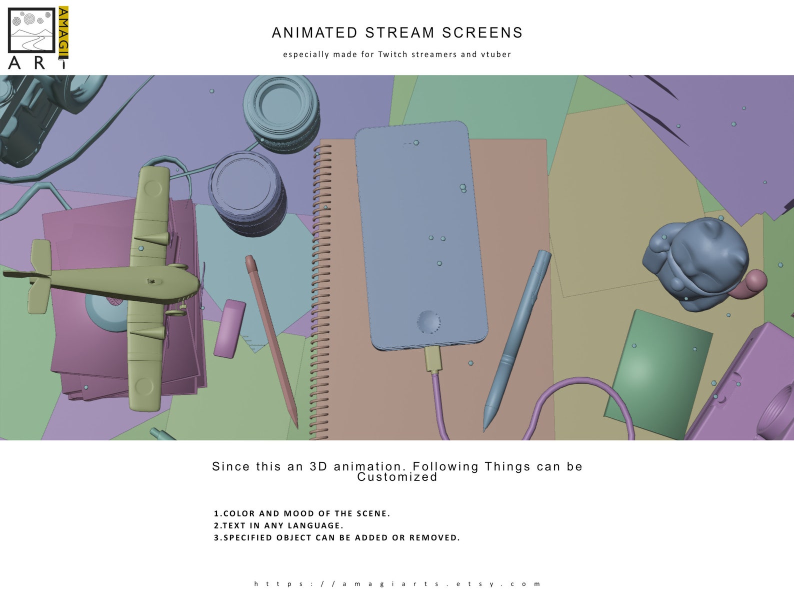 Cozy Stream Magic: Animated Background and Overlay Bundle for Twitch ...