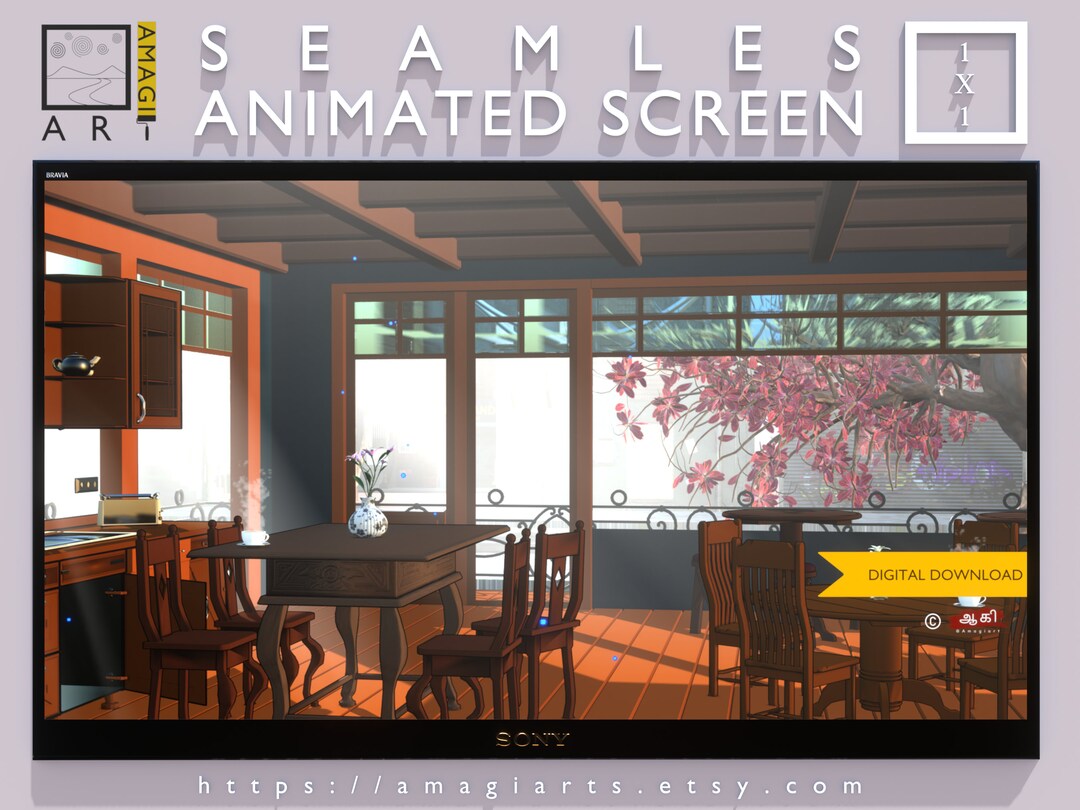 Custom Animated Overlays and Backgrounds - Cozy Stream Overlay ...