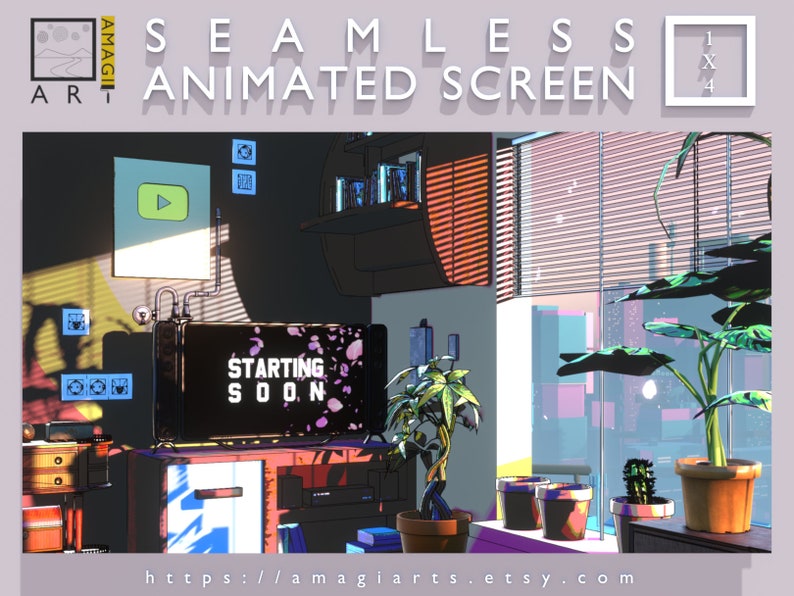 Cozy Animated Stream Overlay Set: Twitch Scenes (digital Download) - Etsy