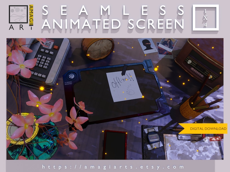 Buy Animated Stream Overlay Starting Soon Screen Twitch Scenes Online ...