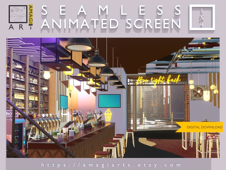 Cafe Anime Style Animated Overlays and Backgrounds - Cozy, Fantasy, and ...