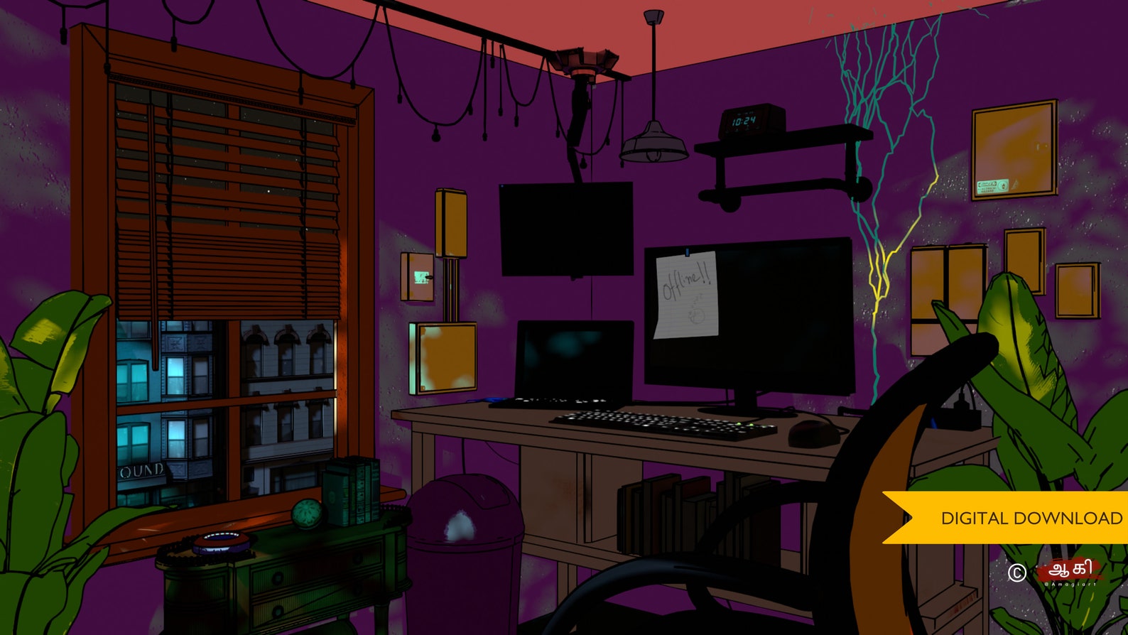 Cozy Stream Overlay, Animated Overlay, Twitch Overlay, Twitch Starting ...