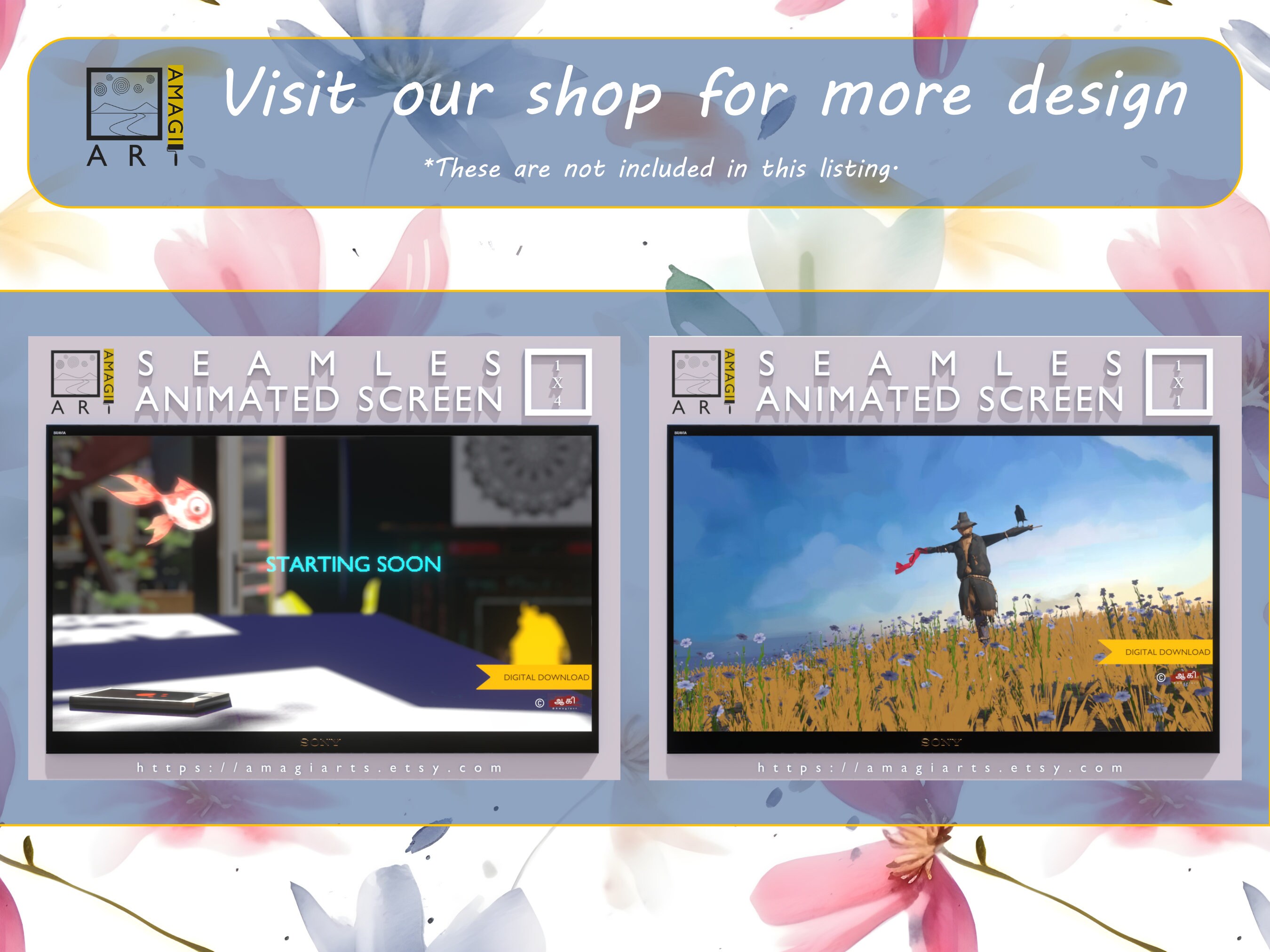 Animated Stream Screen: Rustic Windmill Landscape (digital Download) - Etsy