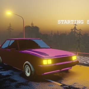 Animated Virtual Background, Car Chase, Night Twitch Overlay, Animated ...