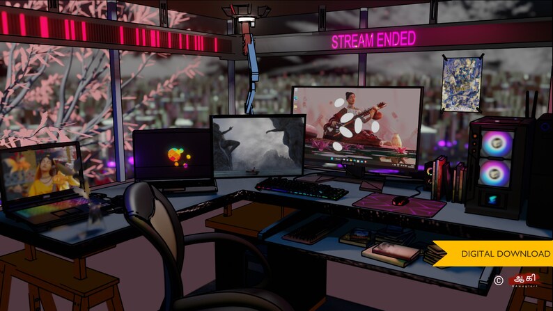 Animated Overlay Aesthetic Overlay Stream Overlay Starting - Etsy