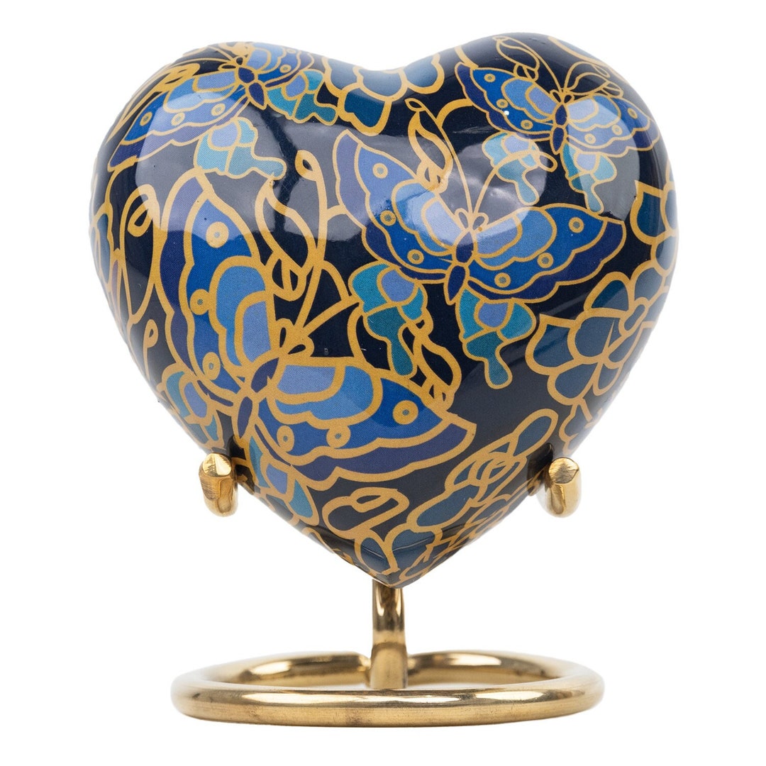 Heart Keepsake Urn for Human Ashes With Premium Box & Stand Small/mini ...