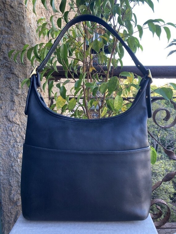 Vintage Coach Black Legacy Hobo Bag Style 9058 Made in the - Etsy