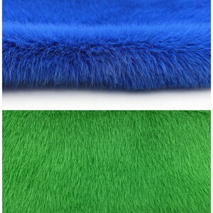 Faux Fur Fabric, Green Faux Minky Fur,ultra Soft Furry Fursuit Material ...