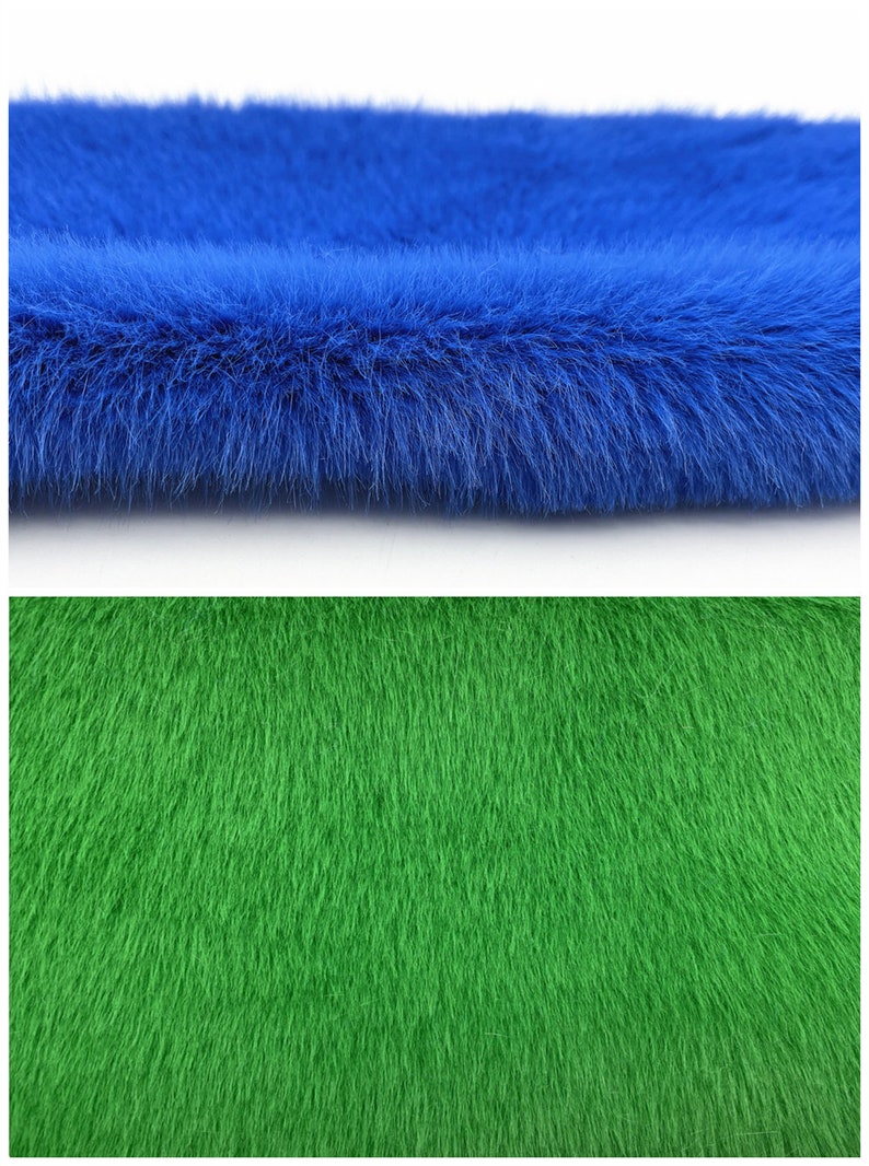 Faux Fur Fabric, Green Faux Minky Fur,ultra Soft Furry Fursuit Material ...