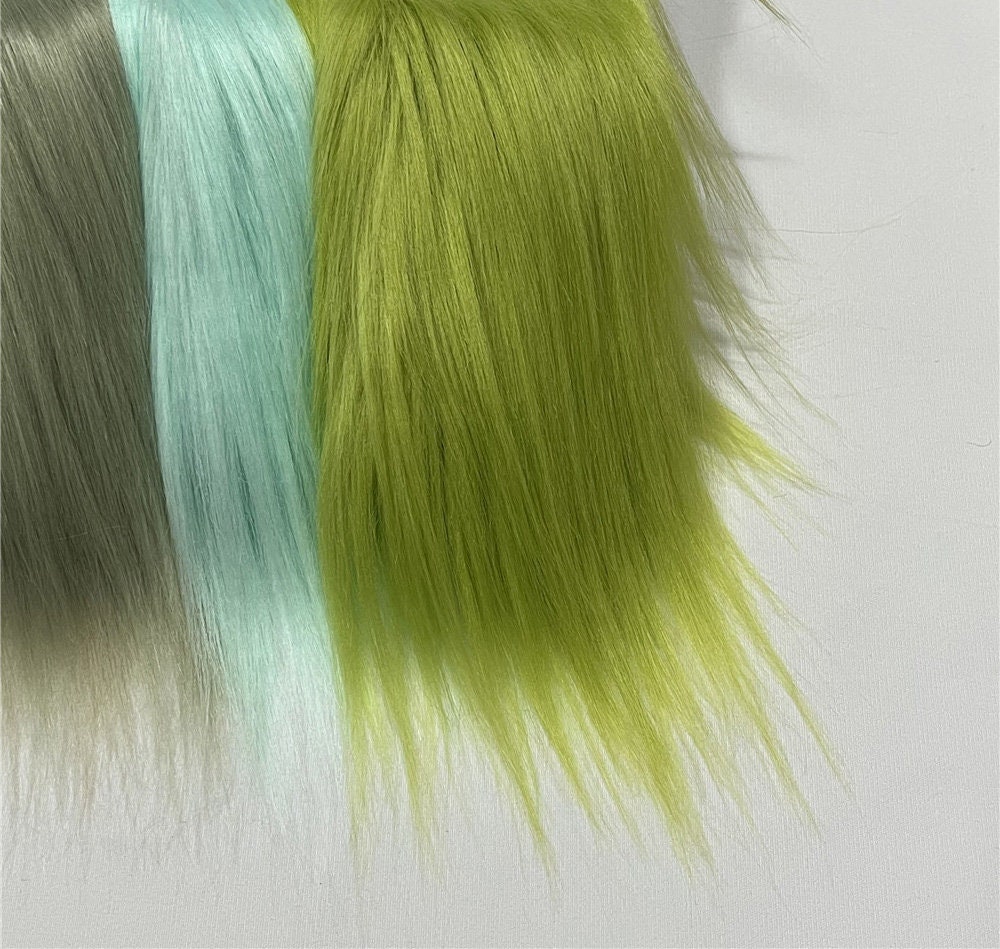 Solid Faux Fur Fabric,super Long Pile Fur,furry Shaggy Fur for Fursuit ...