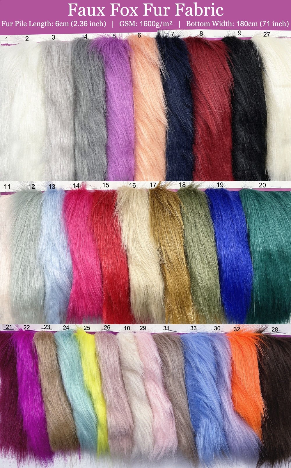 Yellow Faux Fox Fur,heavy Thick Faux Raccoon Fur for Fursuit Paws ...