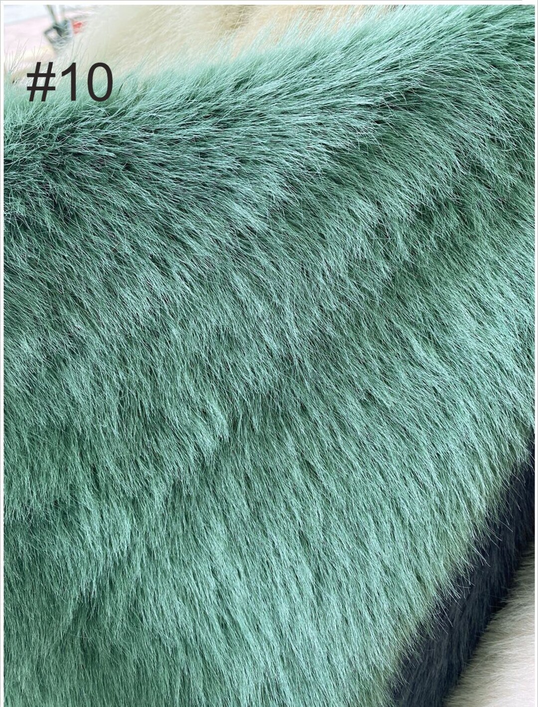 Green Faux Minky Fur,faux Fur Fabric,ultra Soft Fursuit Material,fluffy ...
