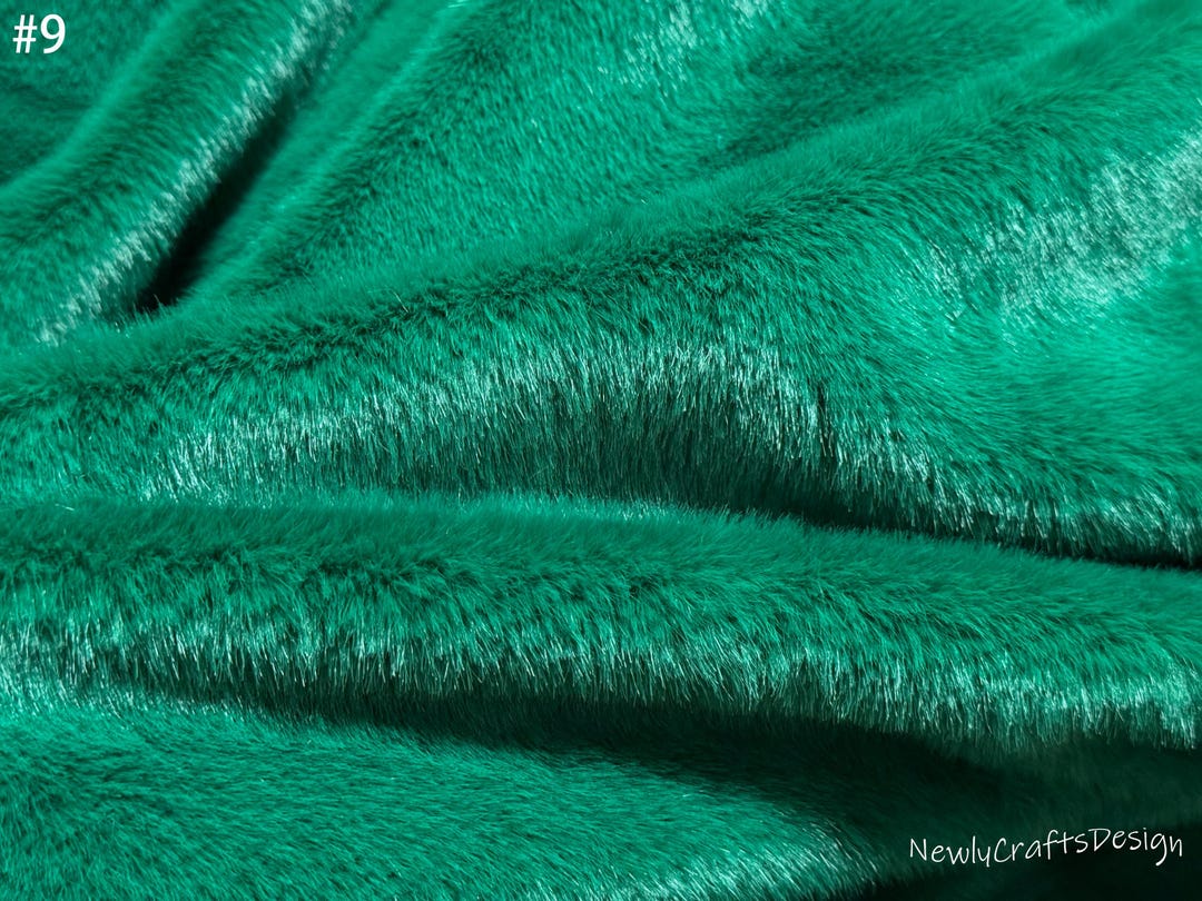 Christmas Green Fabric,faux Fur Fabric Mink Fur Fabric Fursuit Material ...